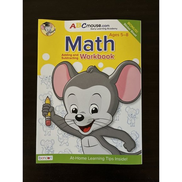 Bendon | Other | Abc Mouse Workbook Math Adding And Subtracting ...